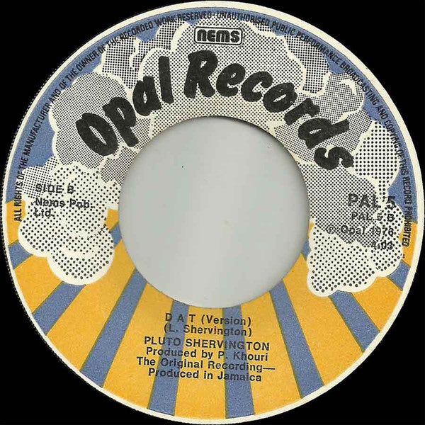 Buy Pluto Shervington : Dat (7", Single) online for the lowest price at Strummer Room Records