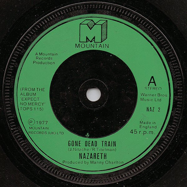 Buy Nazareth (2) : Gone Dead Train (7", Single) online for the lowest price at Strummer Room Records