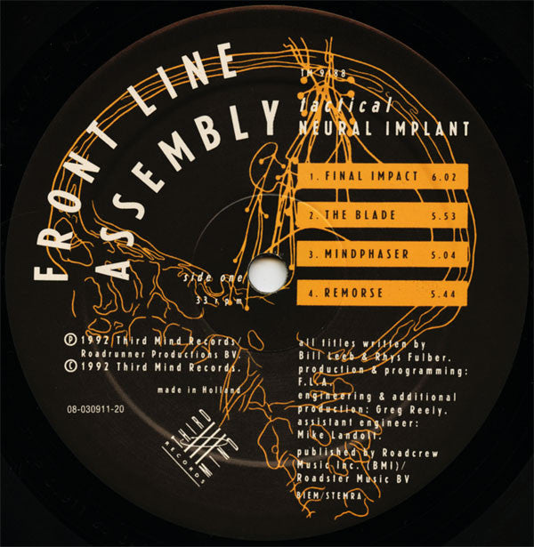 Buy Front Line Assembly : Tactical Neural Implant (LP, Album) online ...