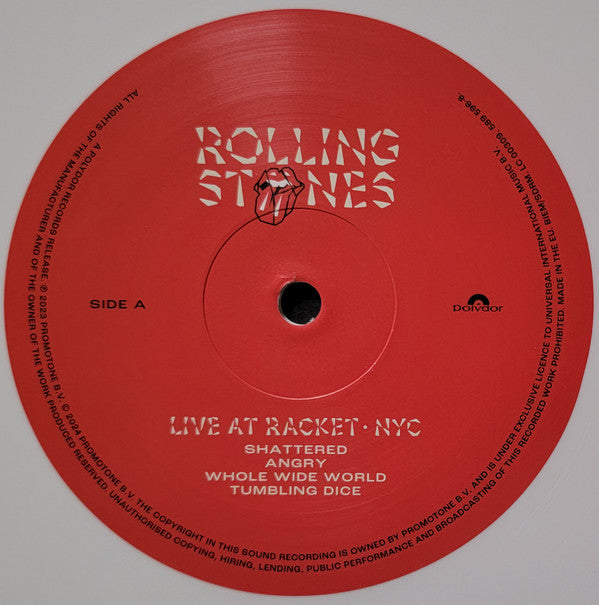 Buy Rolling Stones* : Live At Racket · NYC (LP, RSD, Ltd, Whi) online ...