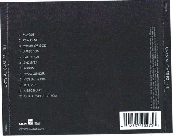 Buy Crystal Castles : (III) (CD, Album) online for the lowest price at ...