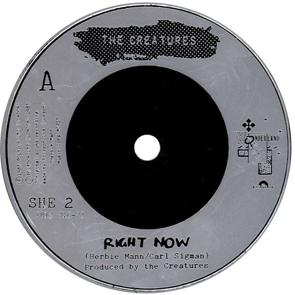 Buy The Creatures : Right Now (7", Single, Sil) online for the lowest ...