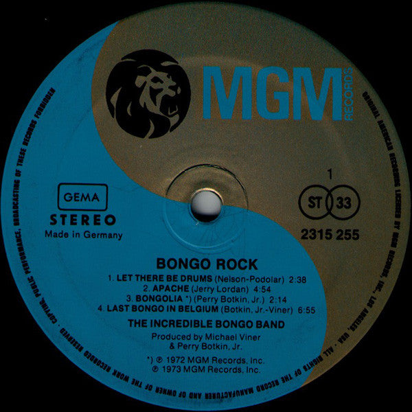 Buy Michael Viner's Incredible Bongo Band* : Bongo Rock (LP, Album ...