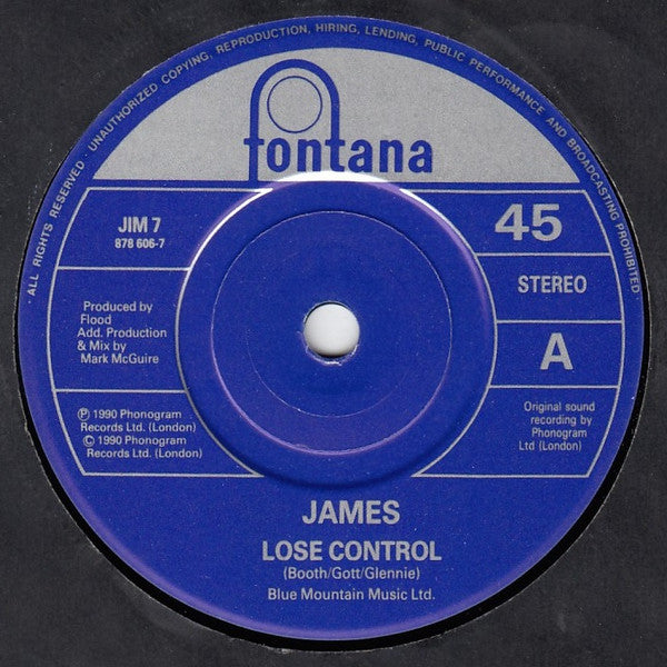 Buy James : Lose Control (7", Single) online for the lowest price at ...