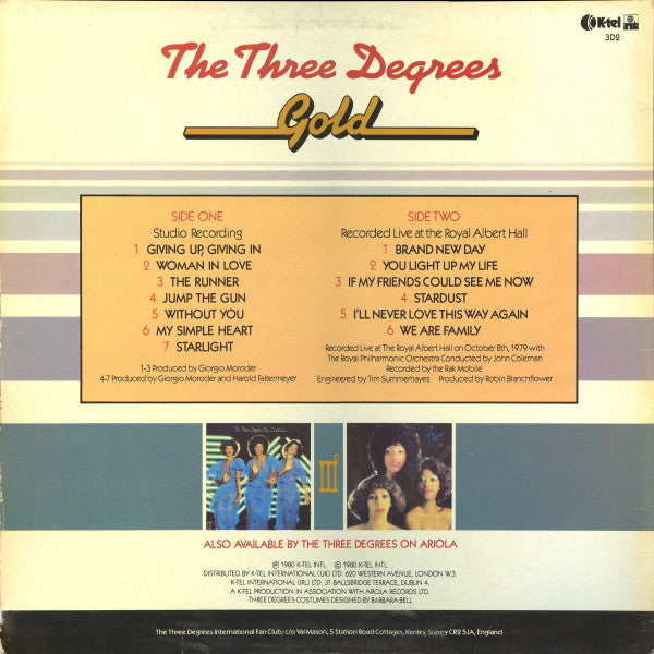 Buy The Three Degrees : Gold (LP, Comp) online for the lowest price at ...