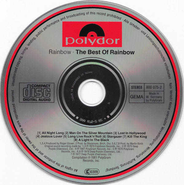 Buy Rainbow : The Best Of Rainbow (2xCD, Comp, RE) online for the ...