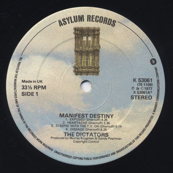 Buy The Dictators : Manifest Destiny (LP, Album) online for the lowest ...