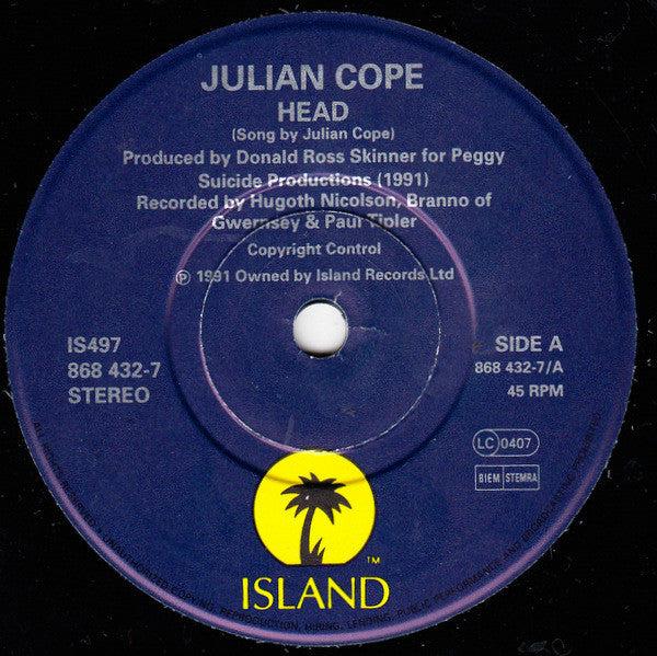 Buy Julian Cope : Head (7", Single) online for the lowest price at ...