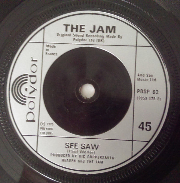 Buy The Jam : The Eton Rifles (7", Single) online for the lowest price ...