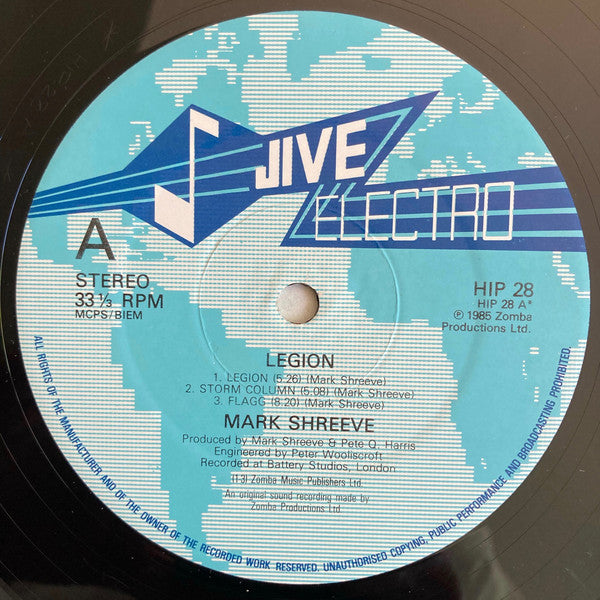 Buy Mark Shreeve : Legion (LP, Album) online for the lowest price at ...