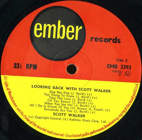 Buy Scott Walker : Looking Back With Scott Walker (LP, Comp) online for ...