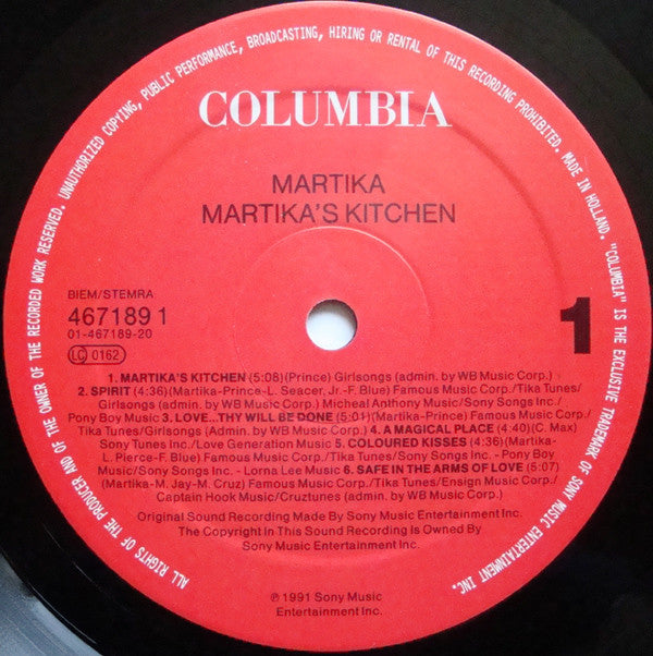 Buy Martika : Martika's Kitchen (LP, Album) online for the lowest price ...