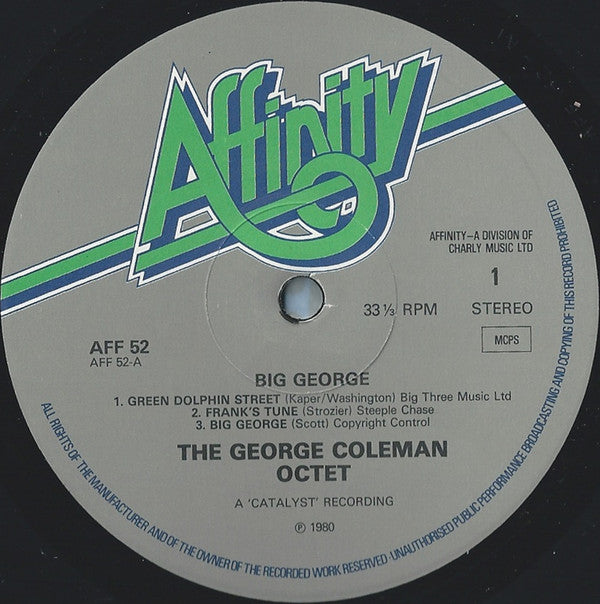 Buy The George Coleman Octet : Big George (LP, Album) online for the ...