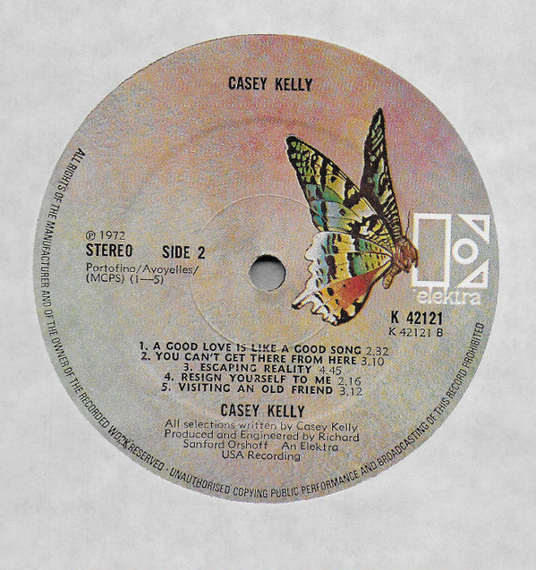 Buy Casey Kelly : Casey Kelly (LP, Album) online for the lowest price ...