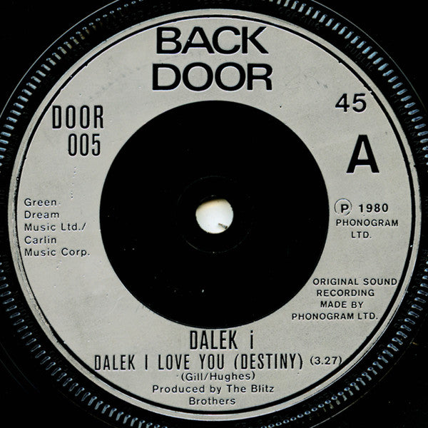 Buy Dalek I : Dalek I Love You (Destiny) (7", Sil) online for the ...