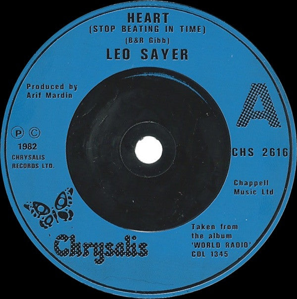 Buy Leo Sayer : Heart (Stop Beating In Time) (7", Single, Blu) online ...