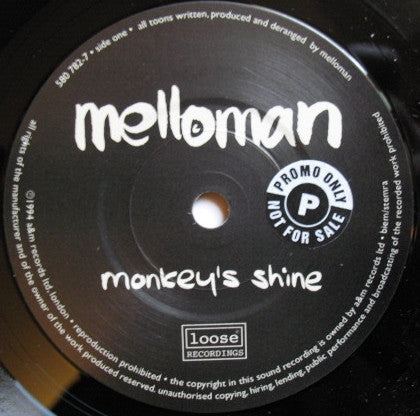 Buy Melloman : Monkey's Shine (7", Single) online for the lowest price ...