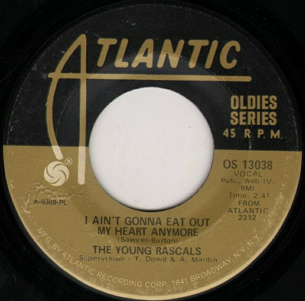 Buy The Young Rascals : Groovin' / I Ain't Gonna Eat Out My Heart ...