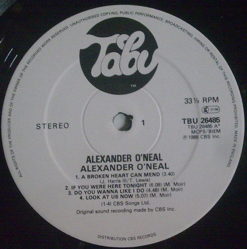 Buy Alexander O'Neal : Alexander O'Neal (LP, Album) online for the ...