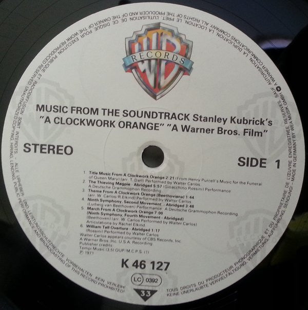 Buy Various : Stanley Kubrick's A Clockwork Orange (Music From The ...