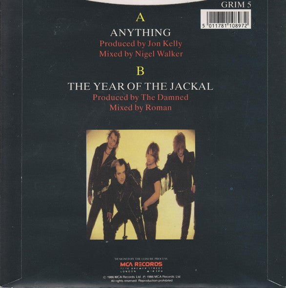 Buy The Damned : Anything (7", Single) online for the lowest price at ...