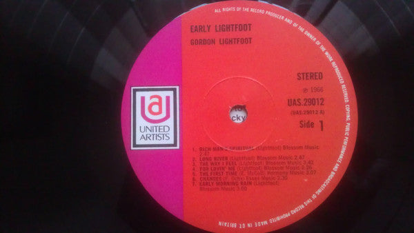 Buy Gordon Lightfoot : Early Lightfoot (LP, RE) online for the lowest ...