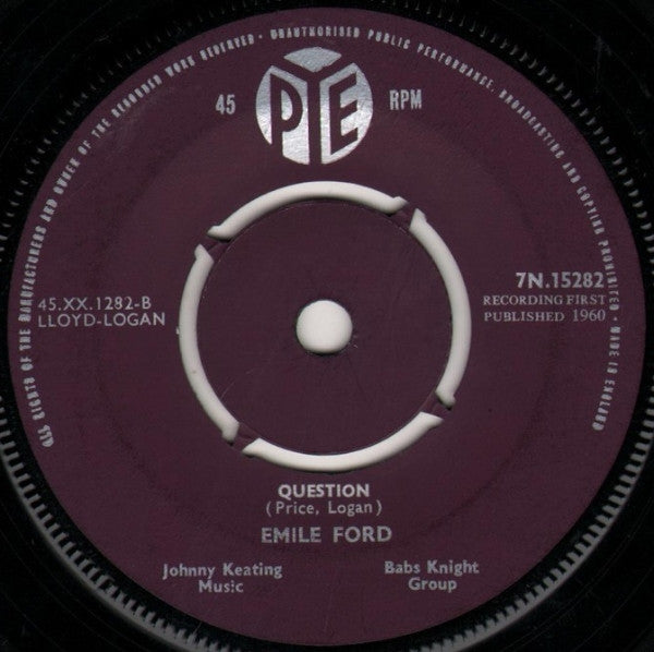 Buy Emile Ford : Them There Eyes (7") online for the lowest price at ...