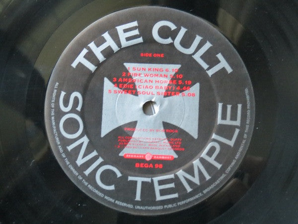 Buy The Cult : Sonic Temple (LP, Album, Lyn) online for the lowest price at Strummer Room Records