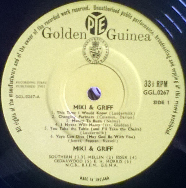 Buy Miki & Griff : Miki And Griff (LP) online for the lowest price at ...