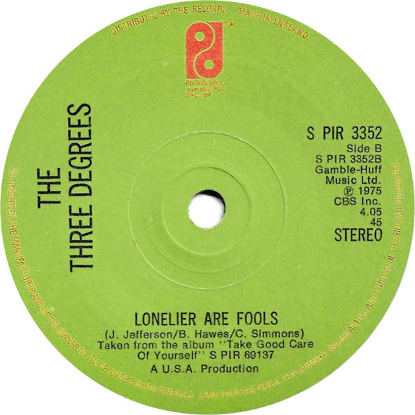 Buy The Three Degrees : Long Lost Lover (7", Single) online for the ...